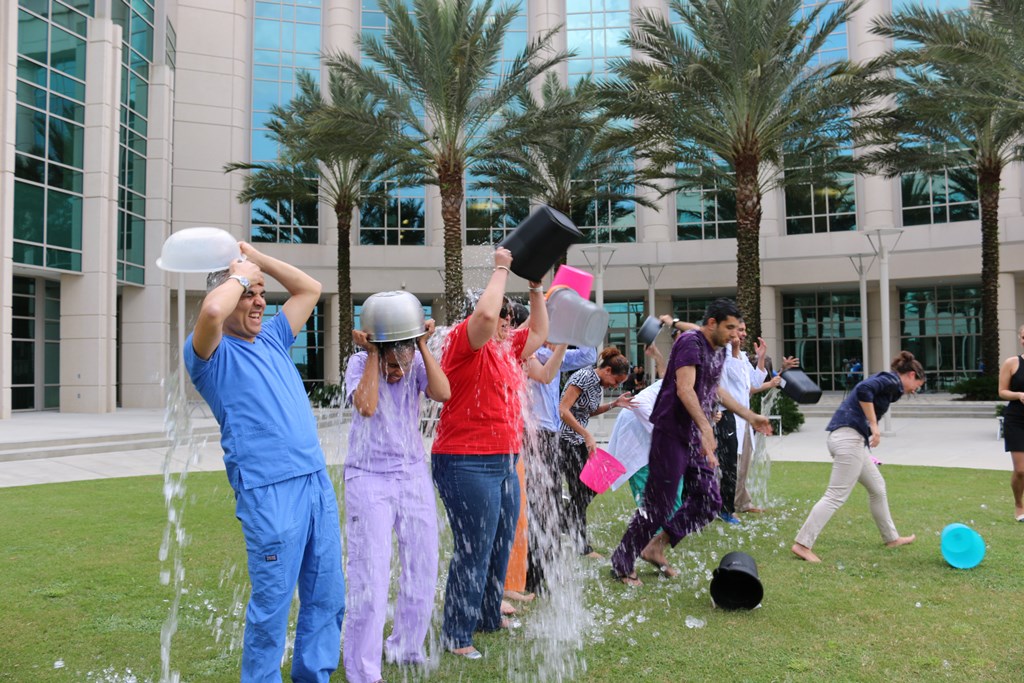 Dr. Asmar, UCF Residents Take Ice Bucket Challenge | UCF Health